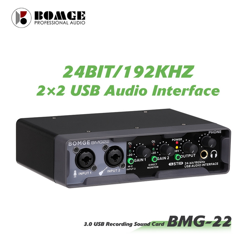 BOMGE BMG22 USB Audio Interface Active Phantom Power @ Best Price ...