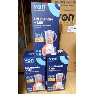 Generic 2-in-1 Blender with Grinder – 1.5L Jar, Stainless