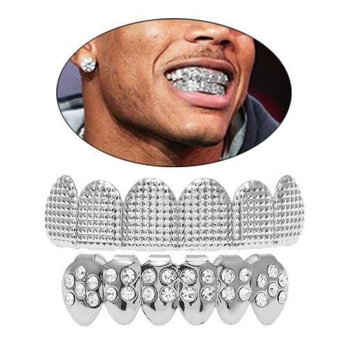 Grill Mouth Piece Hip Hop Style Teeth Gill Set Fo Adults Silve Evil Eye ...