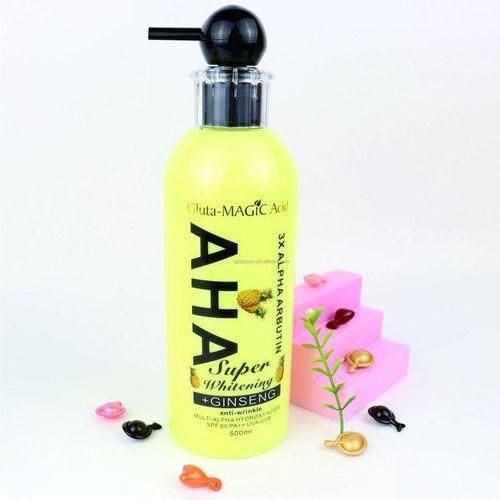 Gluta MAGIC Acid AHA 3Xl Alpha Arbutin Super Whitening + Ginseng Body ...