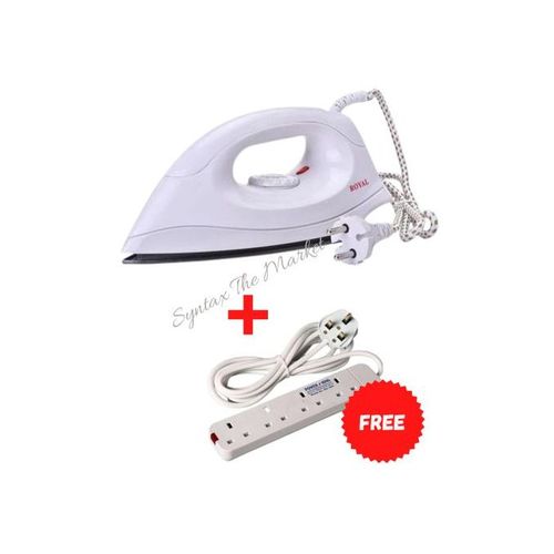 Royal Ry Electric Non Stick Sole Premium Quality Dry Iron Box Plus Free ...