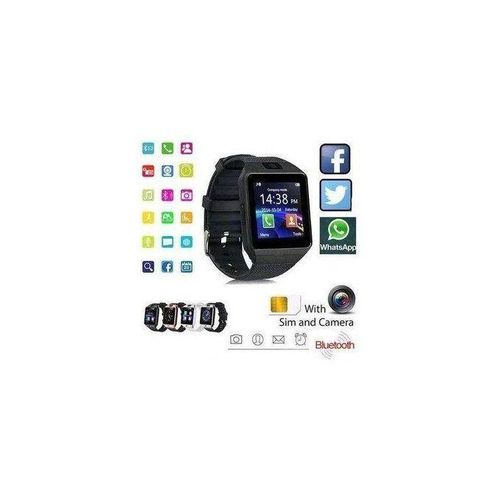 Dz09 Smart2030 W007 Black Smartwatch For Men And Women With HD Display ...