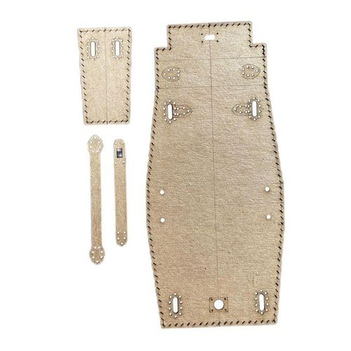 Generic Super Mini Kelly Bag Template Sewing Stencil Leather Pattern ...