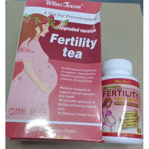 Wins Town Female Fertility Tea For Preconception And Fertility Capsules