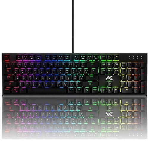 Generic Mechanical Keyboardv AG109R Wired Russian Layout Full Keys ...