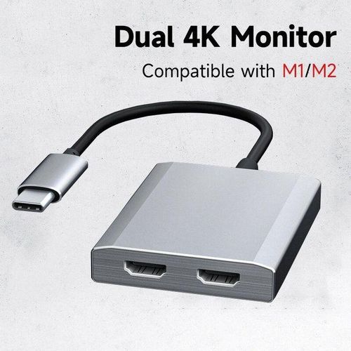 Generic USB Type C Dual HDMI 4K Adapter Hub Laptop Docking Station For ...
