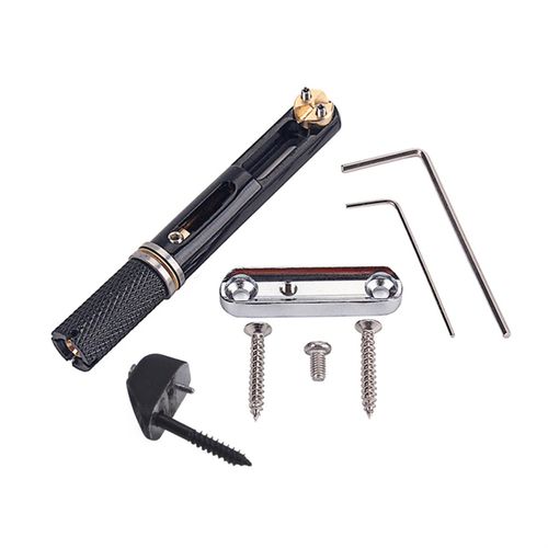 Generic 5-String Bass Bridge Black Nickel Single Headless Single Round ...