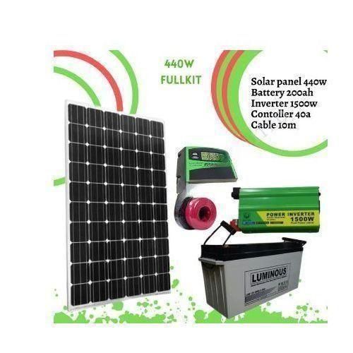 Solarmax 440w Watts Solar Panel Full Kit System+200Ah Solar Battery ...
