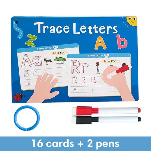 Generic Alphabet Dry Erase Chart Handwriting Practice Learning Tracing ...