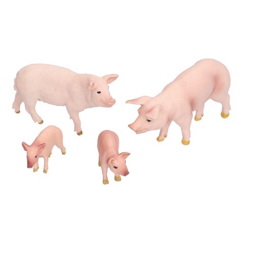 Animal Paradise Simulation Farm Pig Animals Model Figures Toy Set ...