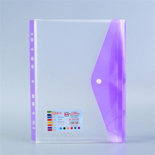 Generic Pvc A4 Size Plastic File Folders Wallets Students Test Papers ...