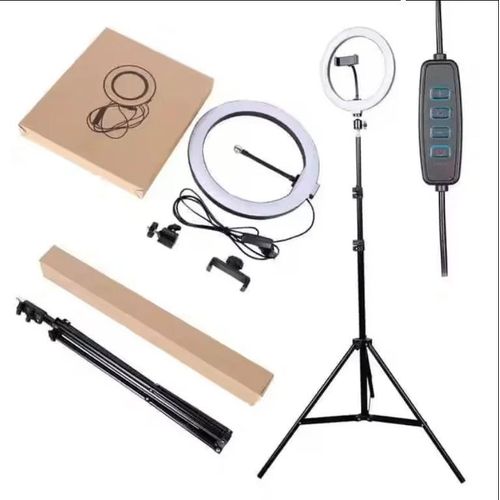 Generic Complete 10-Inch LED Ring Light Solution with Adjustable ...
