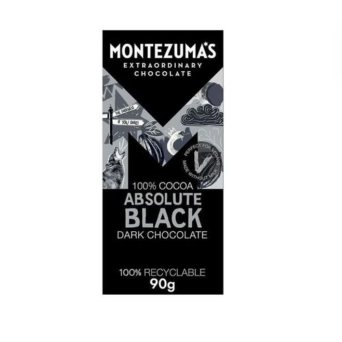 Generic Montezumas Absolute Black Dark Chocolate Cocoa 90g Intense ...