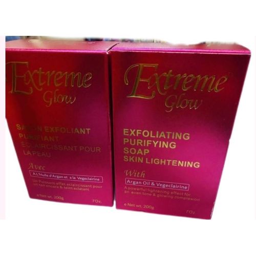 Extreme Glow Exfoliating Purifying SoapSkin Lightening with argan oil ...