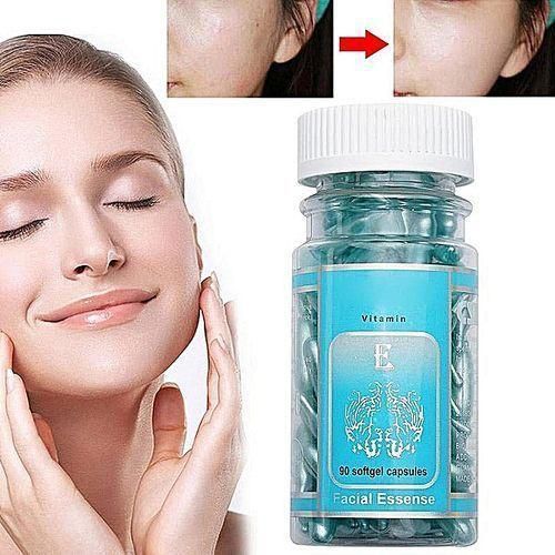 Csk Vitamin E Soft Gel Capsules Facial Oil Capsules @ Best Price Online ...