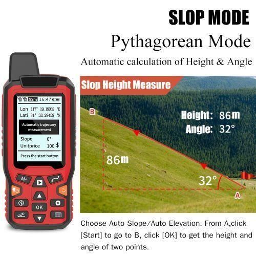 Generic ZL180 Area Measurement instrument USB GPS Navigation Track Land ...