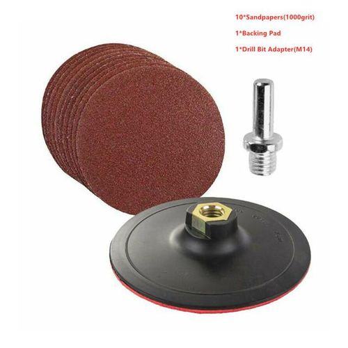 Sandpaper drill bit store