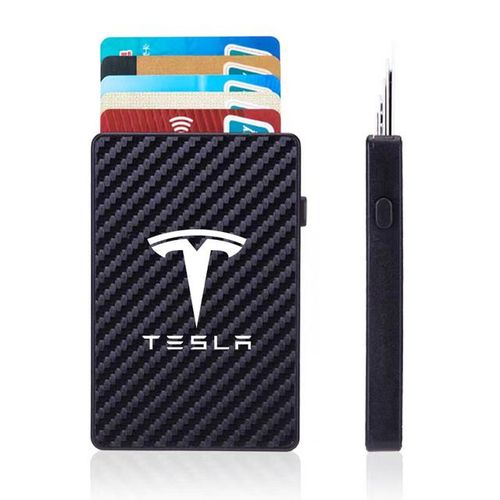Generic For Tesla Model 3 Model S Model X Model Y Car Anti-Theft Carbon ...