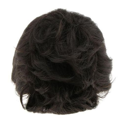 Generic Handsome Boys Quiff Full Wig Korean Short Black Mens Male Hair ...