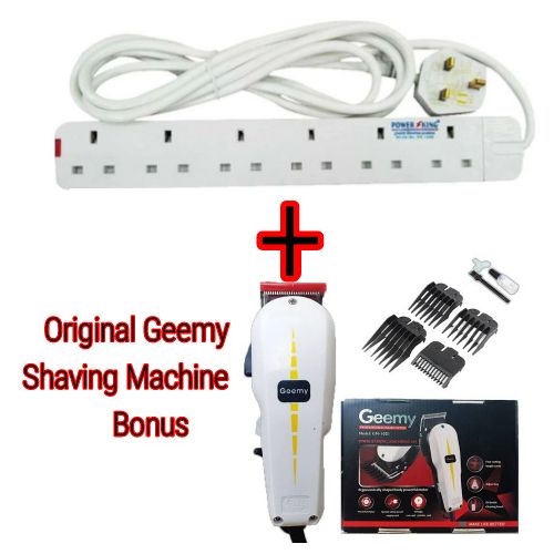 Power King 6Way Extension+FREE Original Geemy Shaving Machine @ Best ...