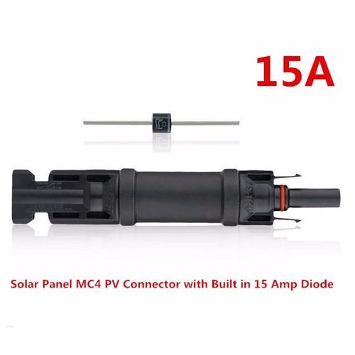 Generic 1 Pcs/lot Solar Panel Mc4 Pv Connector With Built In 15 Amp ...