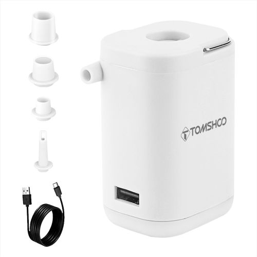 TOMSHOO Mini Electric Air Pump For Inflatables 4-in-1 Portable @ Best ...