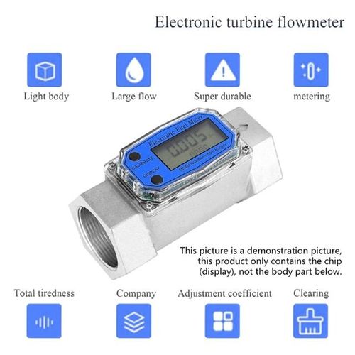 Generic For Turbine Flow Meter Digital Fuel Flow Meter Mini Pump Flow ...