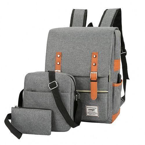 Fashion 3-piece Laptop Backpack, Travel Backpack + Shoulder Bag ...