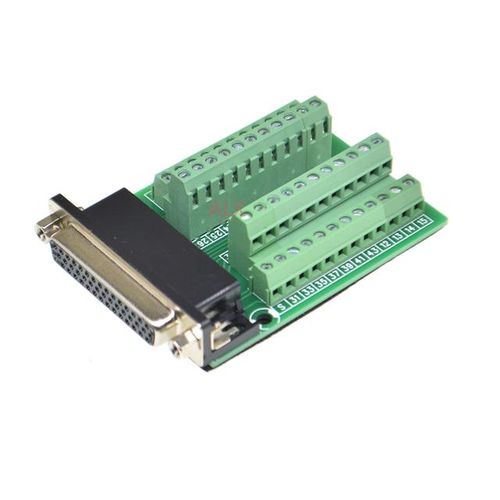 Generic 1pcs Db44 44pin 3 Row Male Female Connector To Terminal Adapter ...