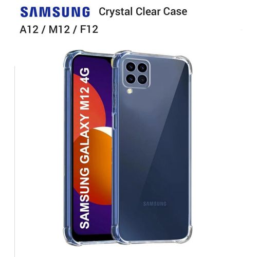 Samsung Galaxy A12 M12 F12 Original Best Shockproof Silicone Protective ...