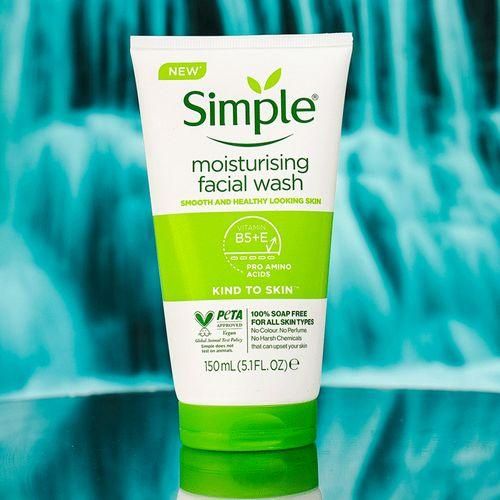 Simple moisturizer face wash store