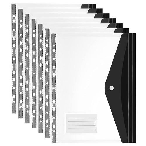 Generic A4 Size Large Plastic File Folders Wallets Document File ...