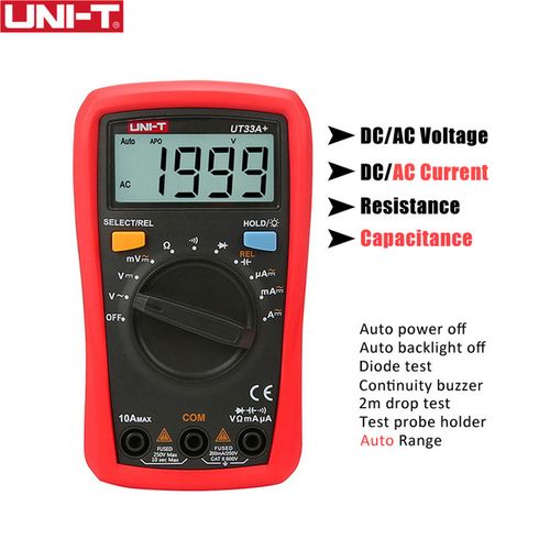 Generic UNI-T Digital Multimeter UT33A + UT33B + UT33C + UT33D + AC DC ...