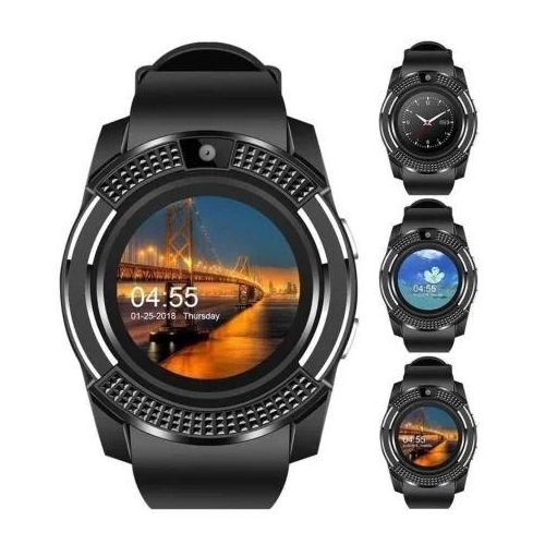 Smart 2030 V8 Smartwatch Black Bluetooth Enabled with SIM TF Card Slot ...