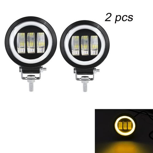 Generic 5 Inch Motorcycle Spotlight LED Dirt Bike Work External Square ...