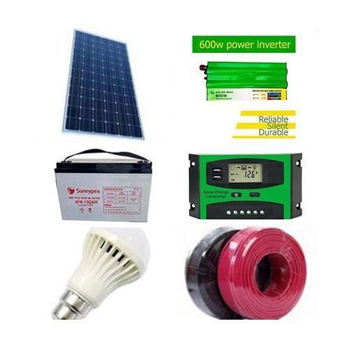 Sunnypex 150 WATTS GERMAN STANDARD SOLAR FULLKIT(150 WATTS MONO PANEL ...
