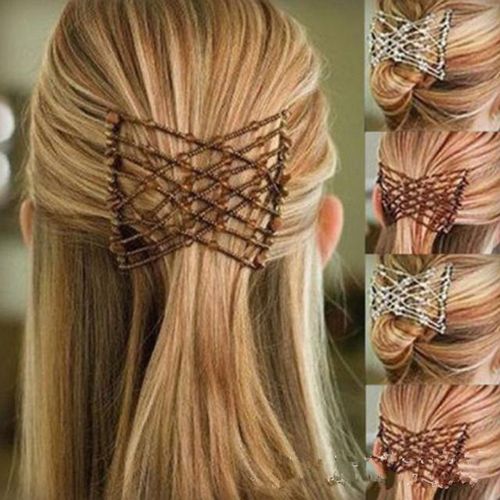 Elastic hair clip store
