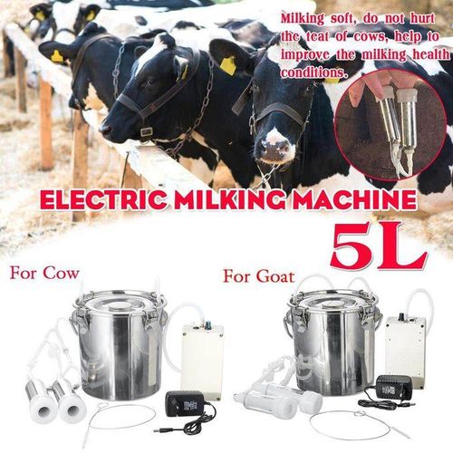 Generic 5L 110-240V Portable Stainless Steel Electric Milking Machine ...