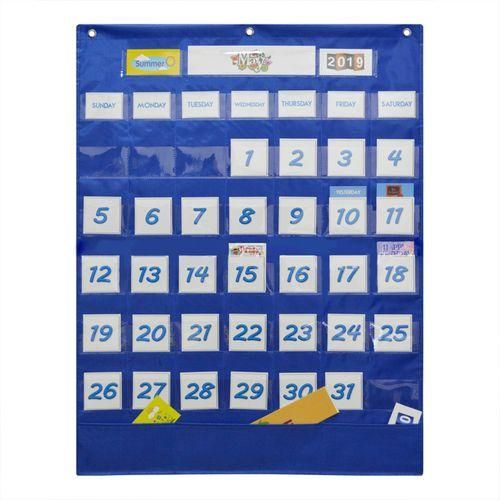 Generic School Classroom Calendar Pocket Chart Wall Calendar @ Best ...