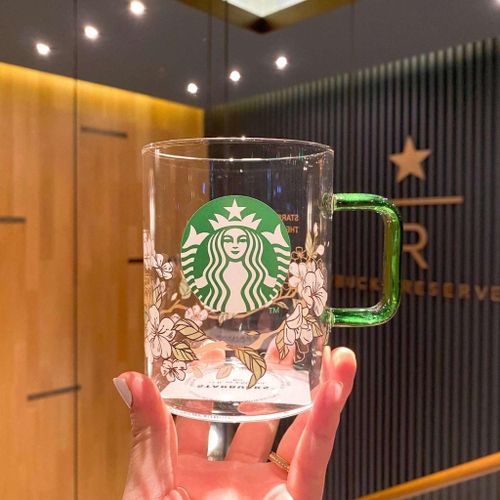 Generic Graby2023 Genuine Starbucks Glass Cute Fox Cup Coffee Cup Milk ...