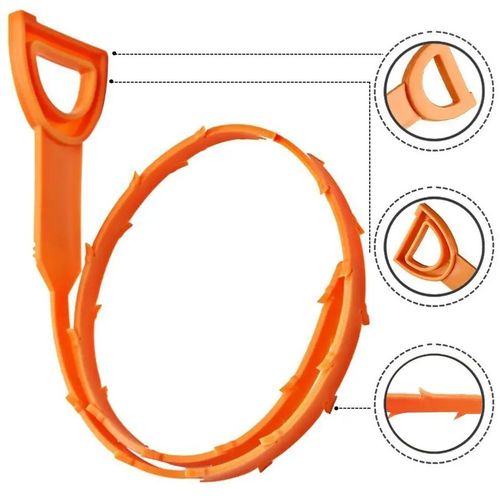 Generic Snake Shaped Sink Cleaner Bathroom Toilet Kitchen Drain Removes ...