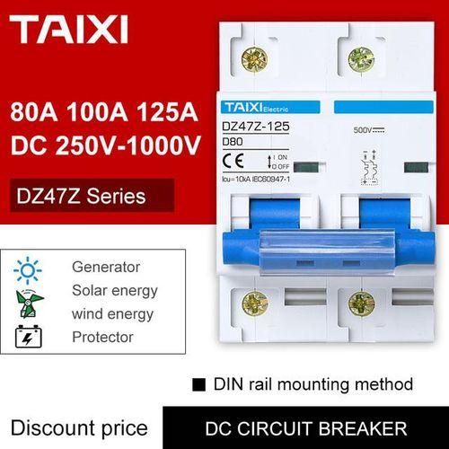 Generic Dc 2p 100a Circuit Breaker 4 Poles 1000v Mcb Motor Protector D ...
