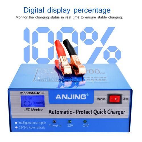 Generic ANJING AJ618E Pulse Repair Battery Charger 130V250V 200AH 12V 24V Full Automatic Battery Charger Motorcycle Car Fast Charging Best Price Online Jumia Kenya