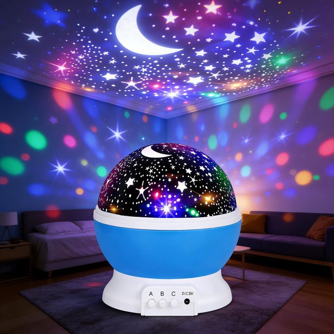 addigoes Star Projector for Kids, Galaxy Night Light - 360° Rotating ...