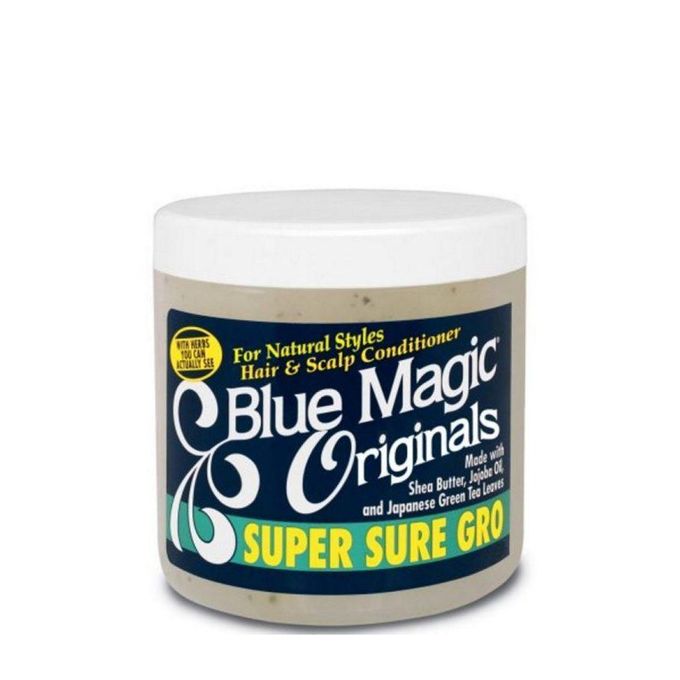 Blue Magic Super Sure Gro Shea Butter Jojoba Oil and Japanese Green tea ...