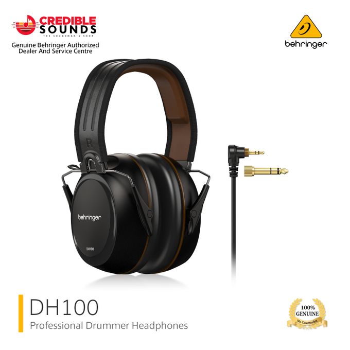 Behringer DH100 Professional Drummer & Studio Reference Headphones ...