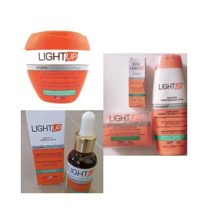 Light Up Action Light Up Skin Lightening Cream Soap Lotion Serum Best