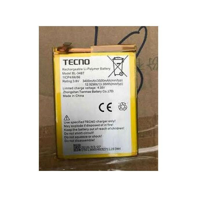 Tecno KA7 ( Spark 2) Lithium Phone Battery-BL-34BT @ Best Price Online ...