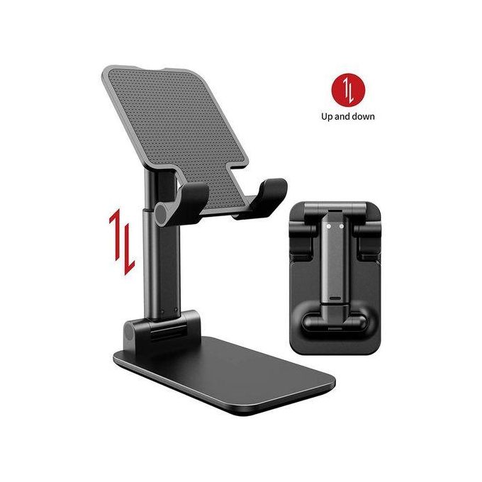 RichRipple Desktop Smartphone Holder, Foldable Phone Stand - Black ...