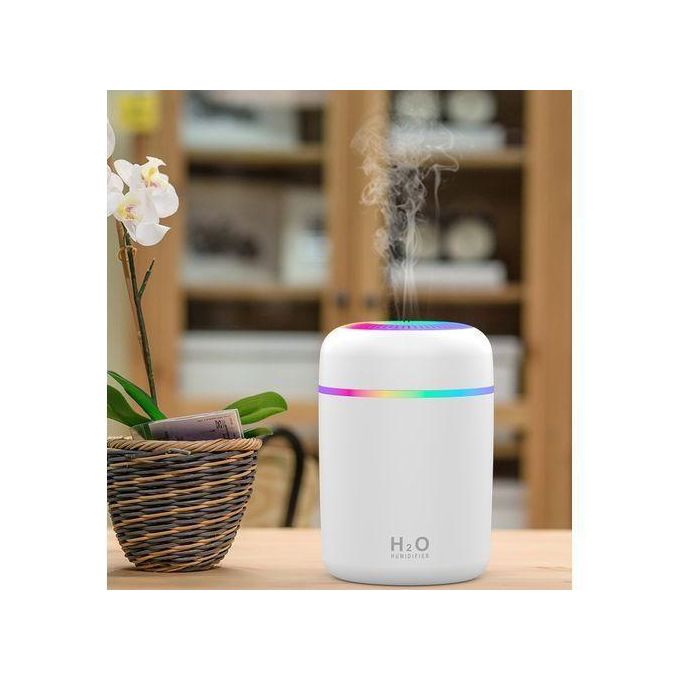 Mythco 300ml Portable Mini Humidifier, Colorful, Cool Mist, USB ...